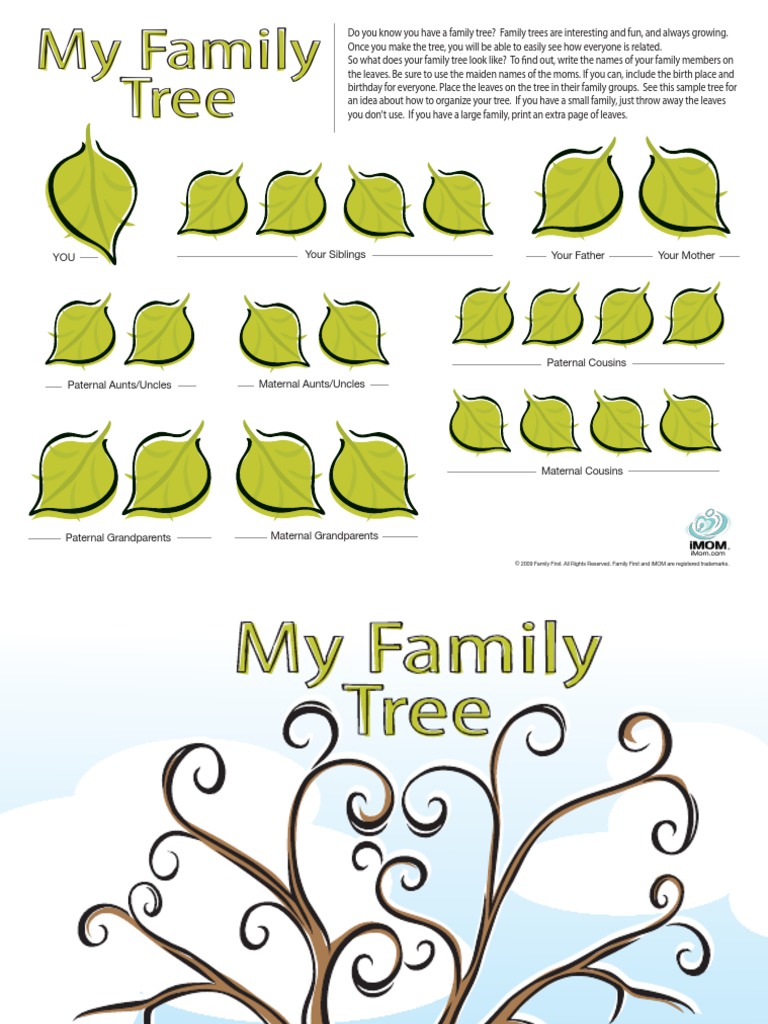 Family Tree Package Edited 03-10-10 Color | PDF
