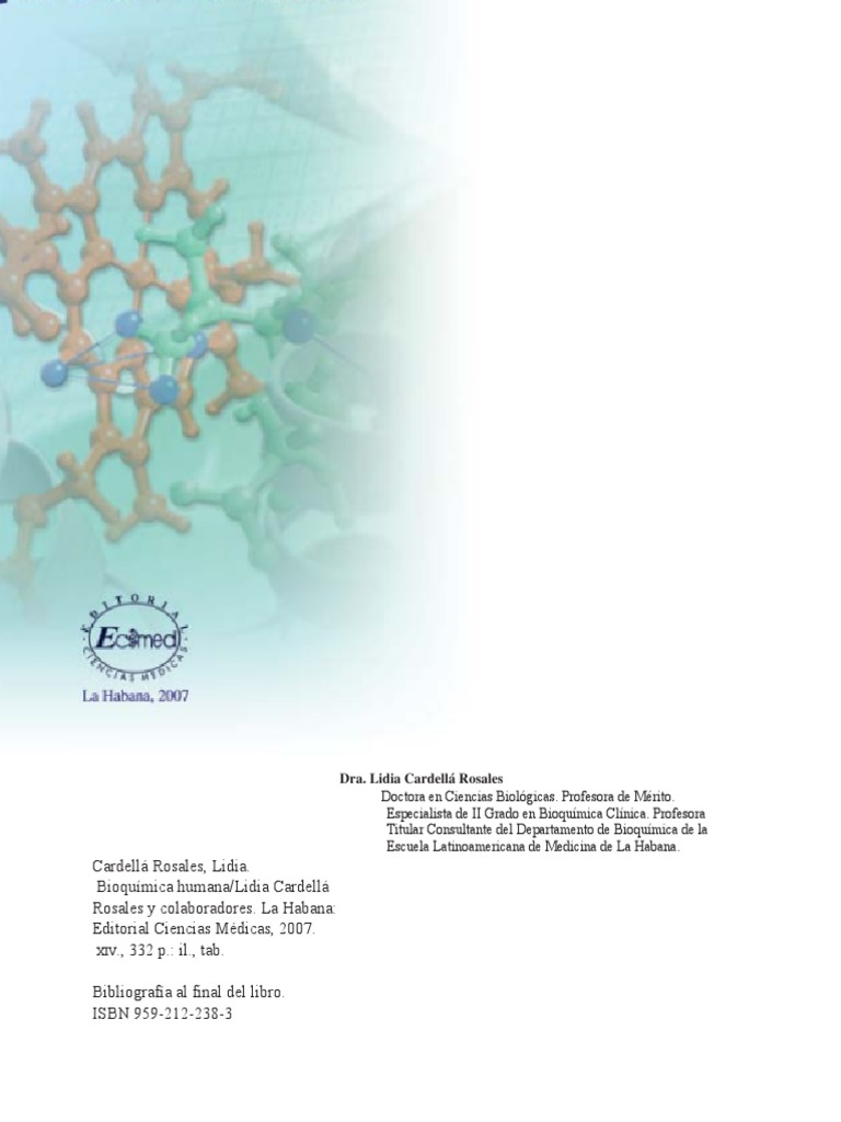Bioquimica Humana Cardella | PDF | Metabolismo | Enzima