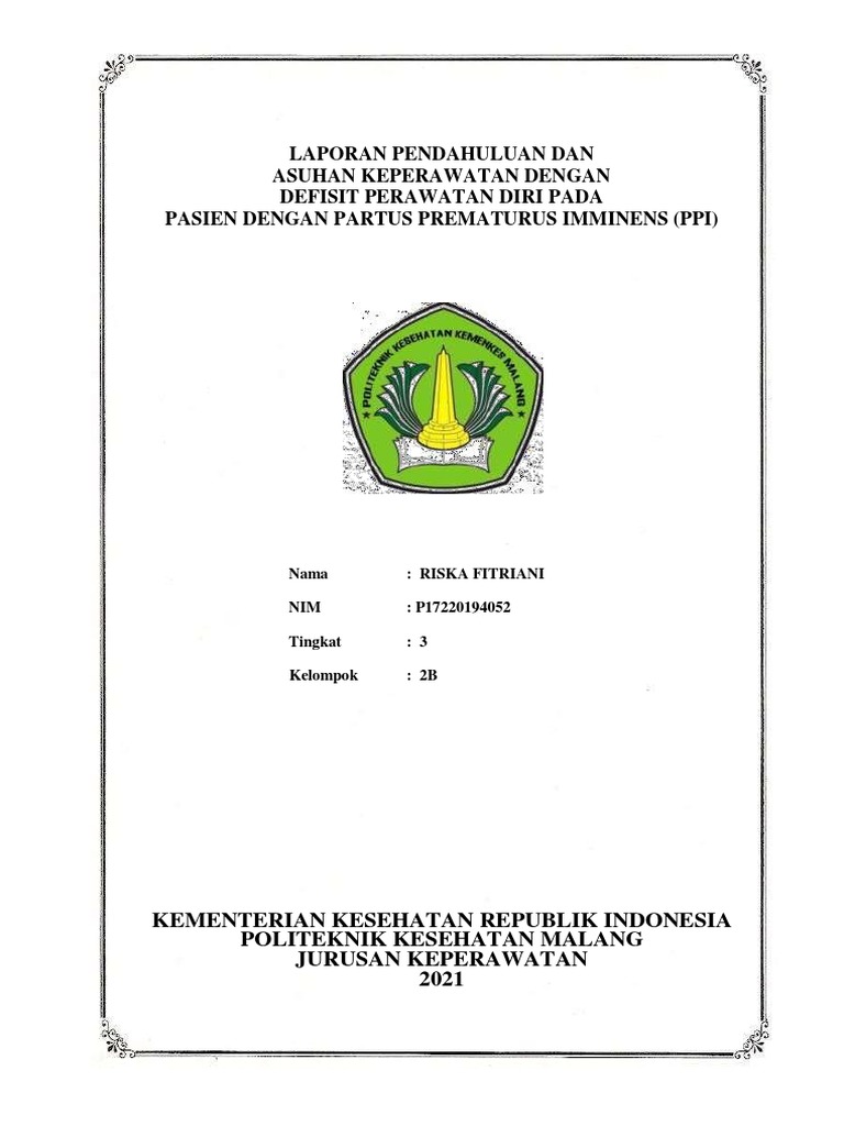LP PPI Maternitas Riska-Digabungkan | PDF | Pengembangan Diri | Sains & Matematika