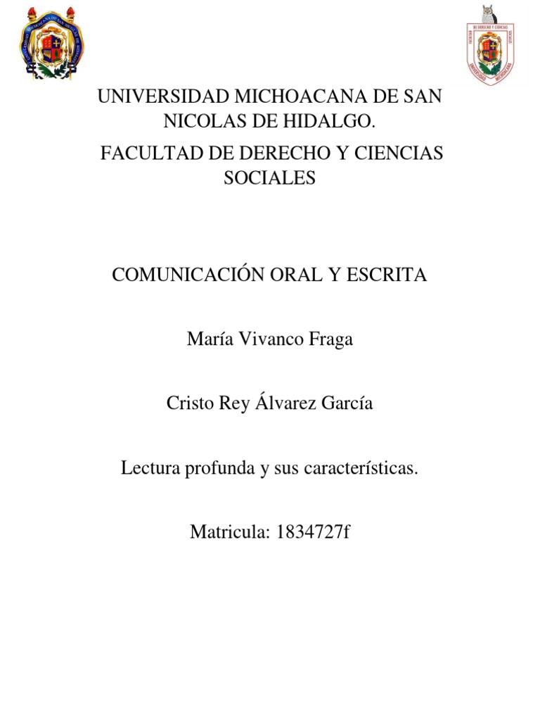 Lectura Profunda y Sus Características. | PDF | Cognición