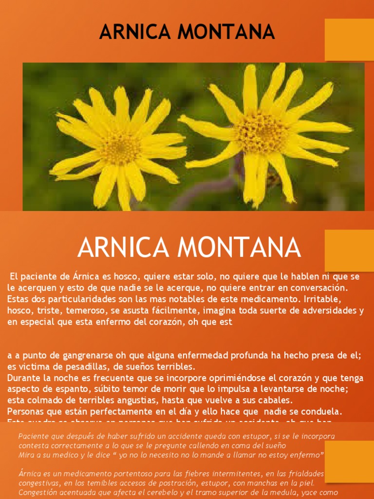 Árnica Montana | PDF | Sangre | Corazón