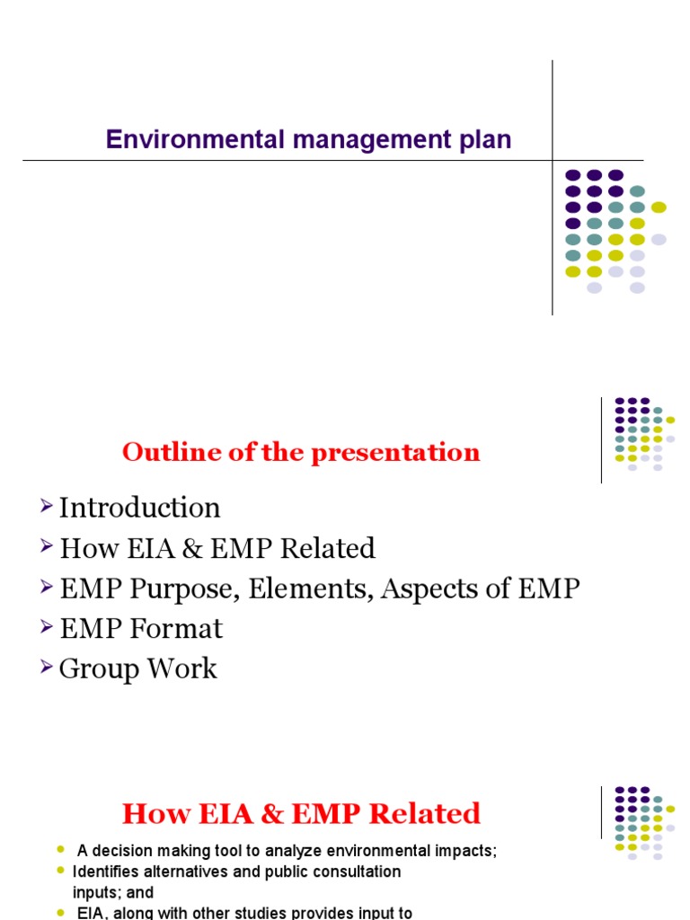 Environmental Management Plan | PDF | Environmental Impact Assessment ...