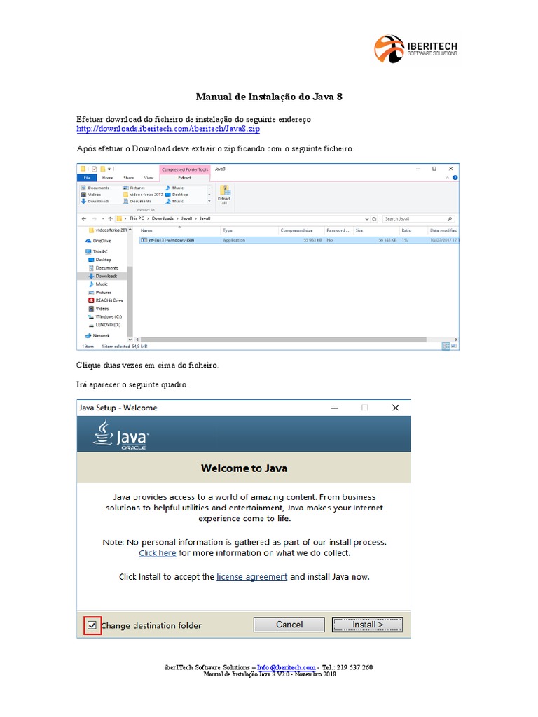 Manual Instalação Java V2 | PDF