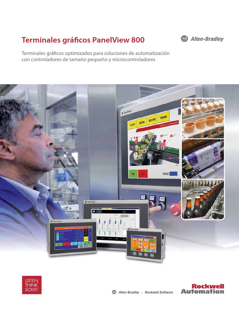PanelView 800 | PDF | Terminal de computadora | Microcontrolador