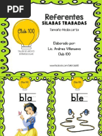 101-Silabario Silabas Trabadas | PDF
