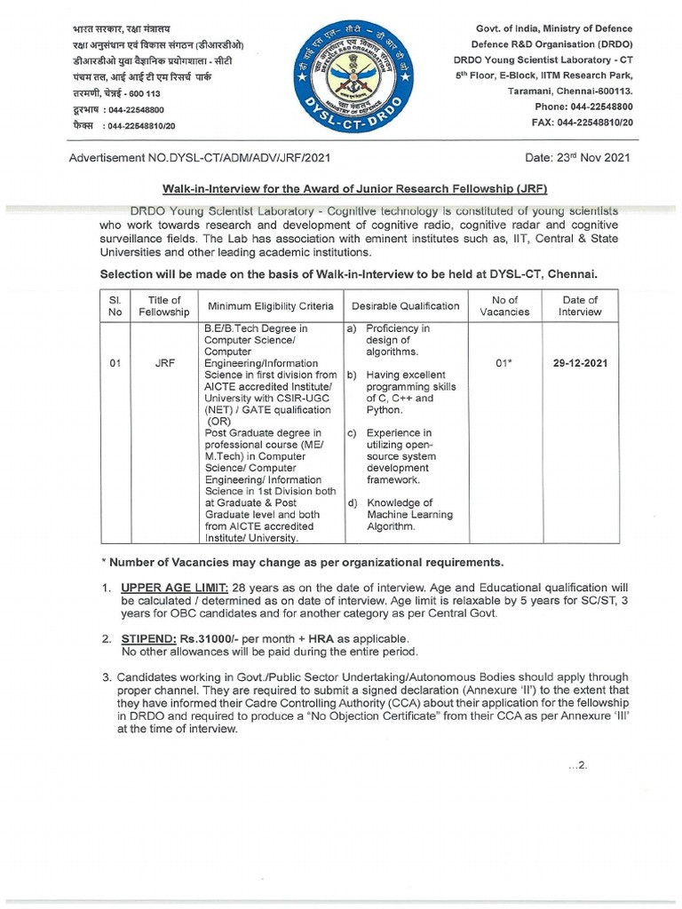 Dysl CT Advt | PDF | Science And Technology