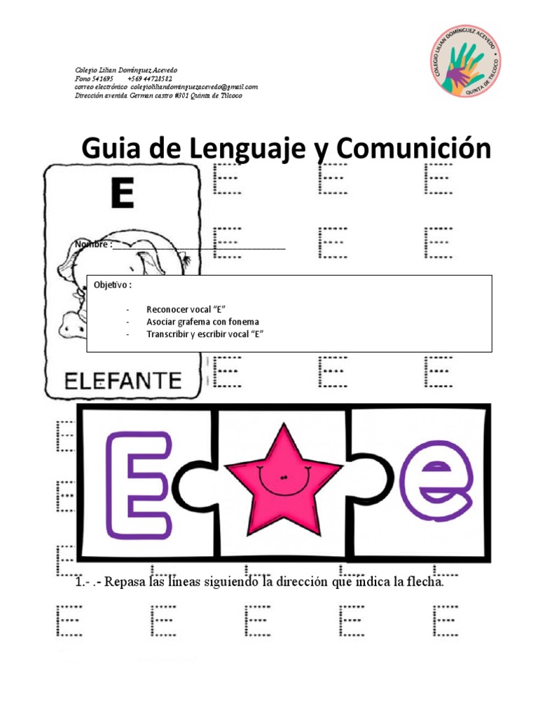 Vocal E | PDF | Estudios de idiomas extranjeros