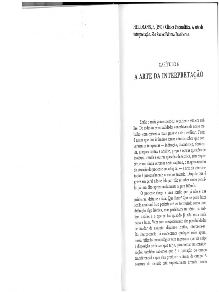 Herrmann - A Arte Da Interpretação | PDF