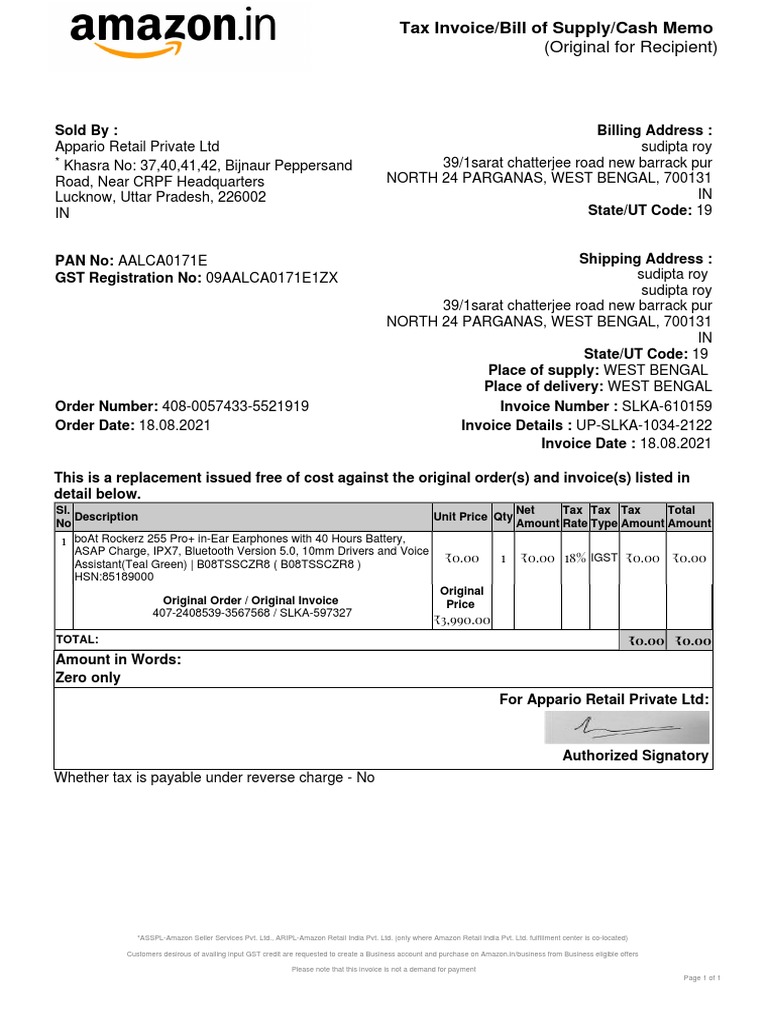 Invoice | PDF | Invoice | Taxes
