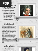 Beethoven Biography & Quiz 2022 | PDF | Ludwig Van Beethoven | Wolfgang ...