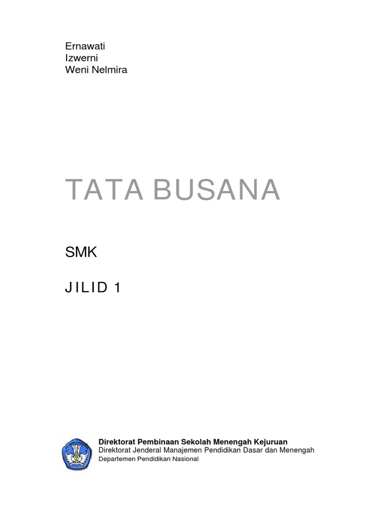 76-Tata-Busana Jilid 1 | PDF | Seni