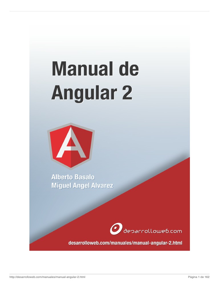 Manual de Angular | Descargar gratis PDF | Script Java | Lenguaje de programación