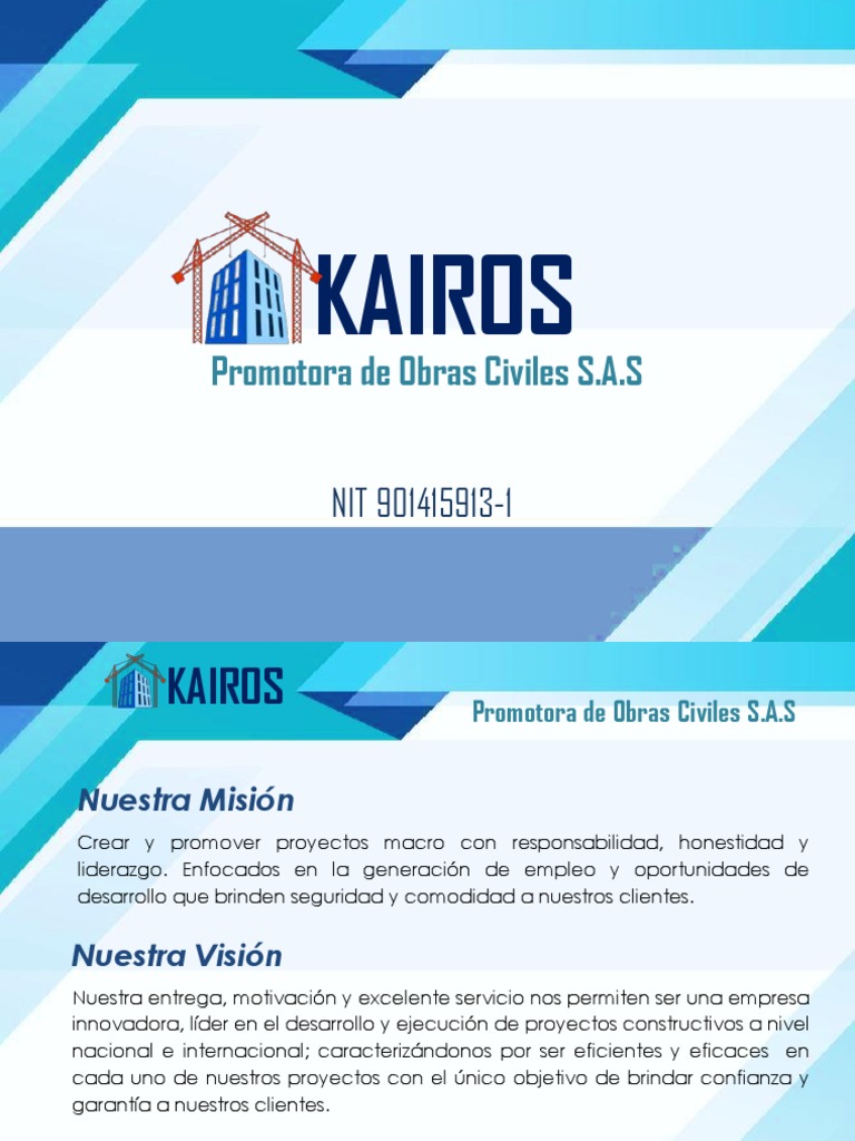 Brochure Empresa Kairos v2 | PDF | Sectores Economicos | Economias