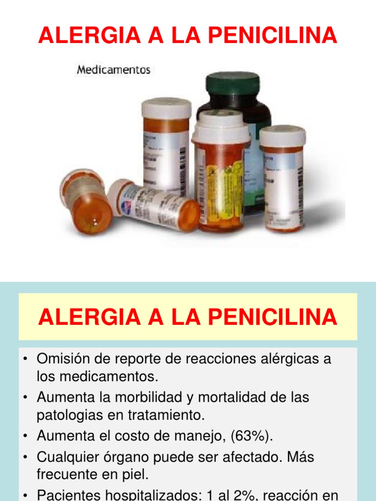Alergia A La Penicilina | PDF | Alergia | Penicilina