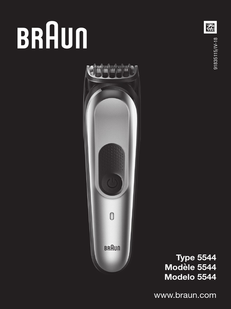 Braun 5544 User Manual and Safety Guide | PDF | Ac Power Plugs And ...