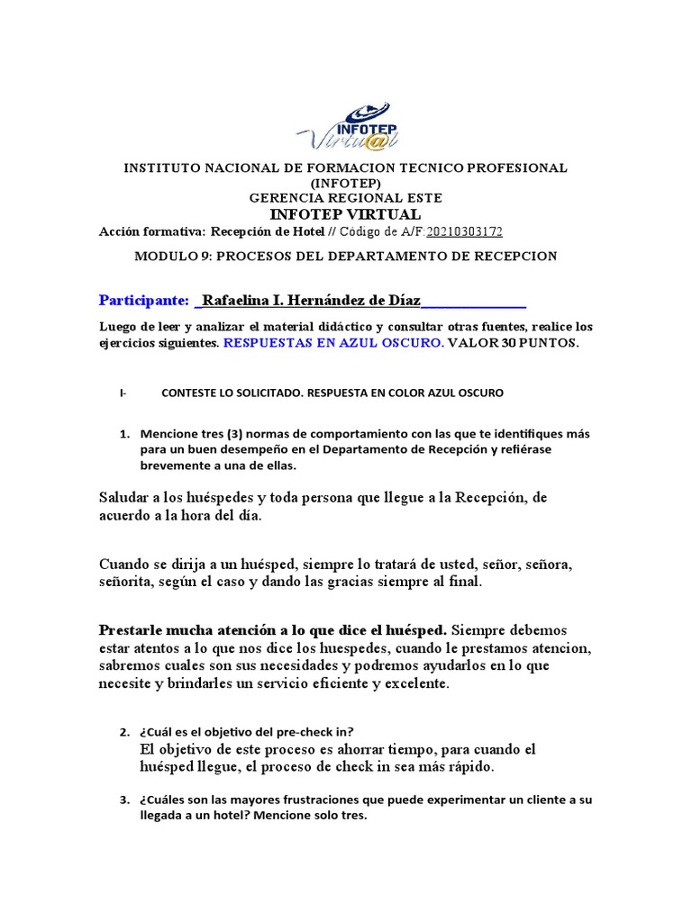 Tarea Modulo 9 | PDF