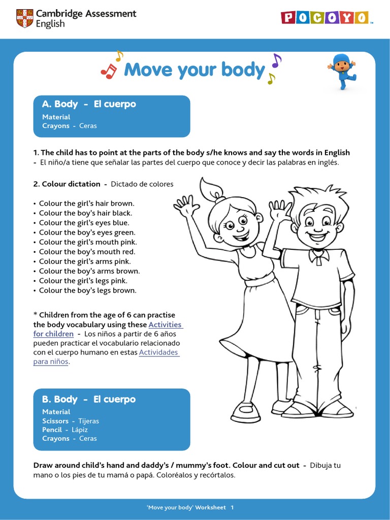 Pocoyo Move Your Body Espa Ol | PDF