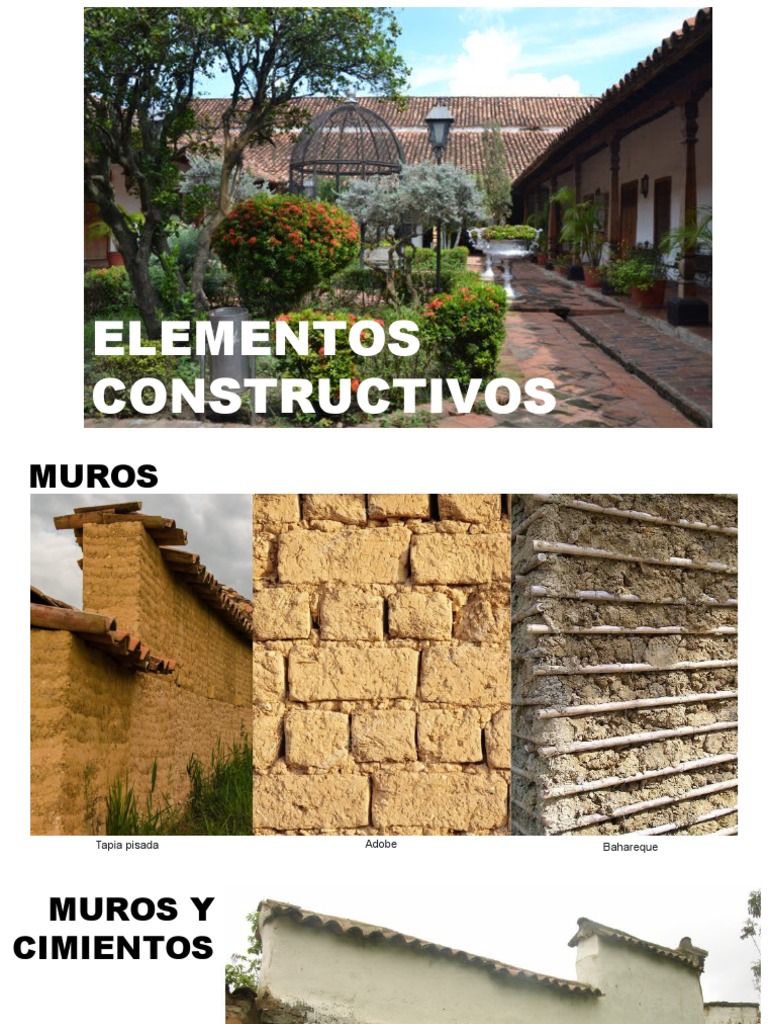 Presentación Elementos Constructivos | PDF | Columna | Bóveda ...