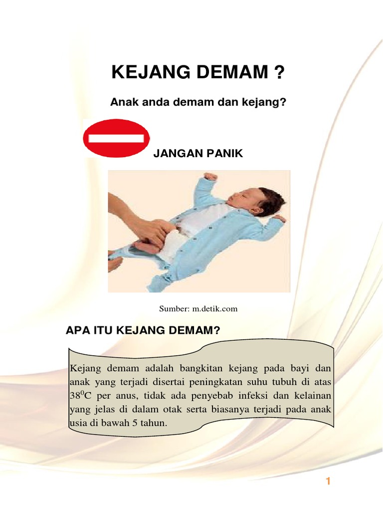 Kejang Demam pada Anak: Penjelasan dan Penanganan | PDF