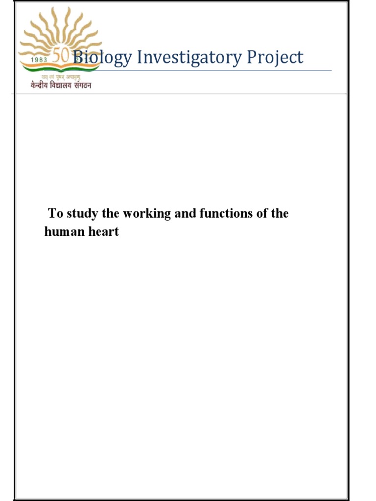 Human Heart Investigatory Project | PDF | Plants | Manure