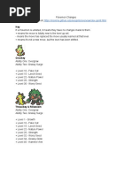 Pokémon Changes Nov X | PDF | Pokémon