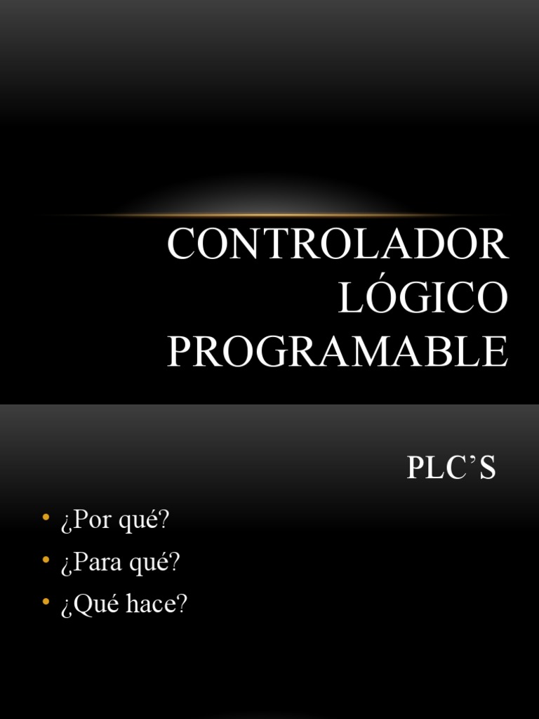 Controlador Lógico Programable | PDF | Negocios | Tecnología