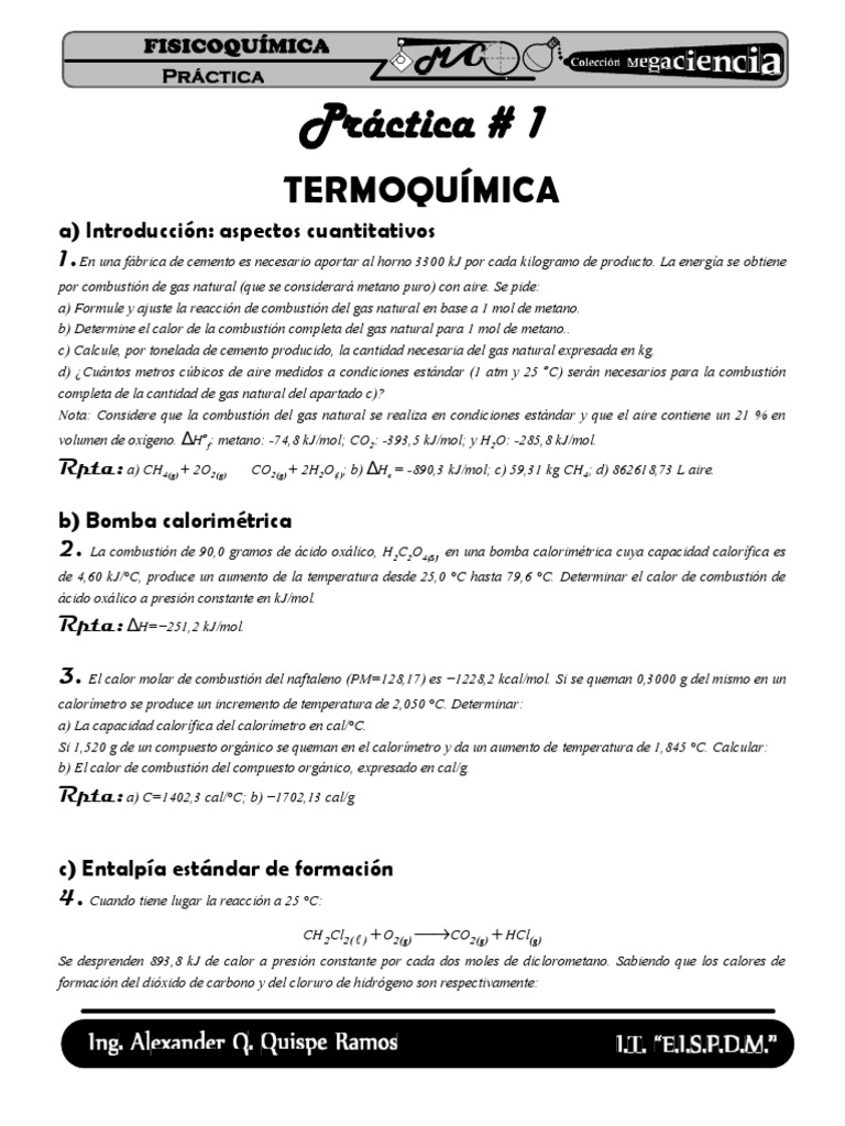Practica | PDF | Combustión | Propano
