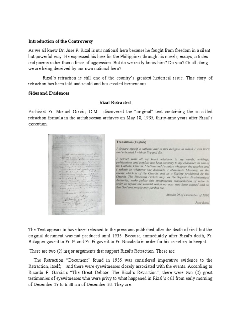 Introduction of The Controversy | PDF