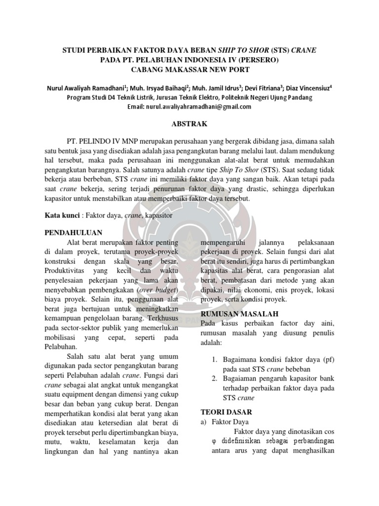 Jurnal Kualitas Daya | PDF