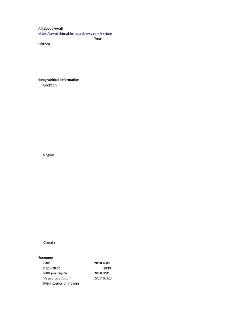 Awaji Analysis | Download Free PDF | Entrepreneurship | Japan
