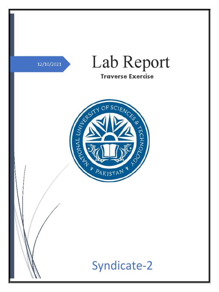 Lab Report (Traverse Exercise) | PDF