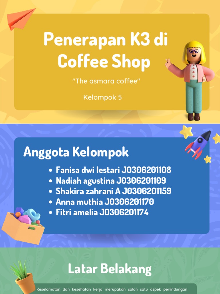 Kelompok 5 - A1 - Penerapan k3 Coffee Shop | PDF