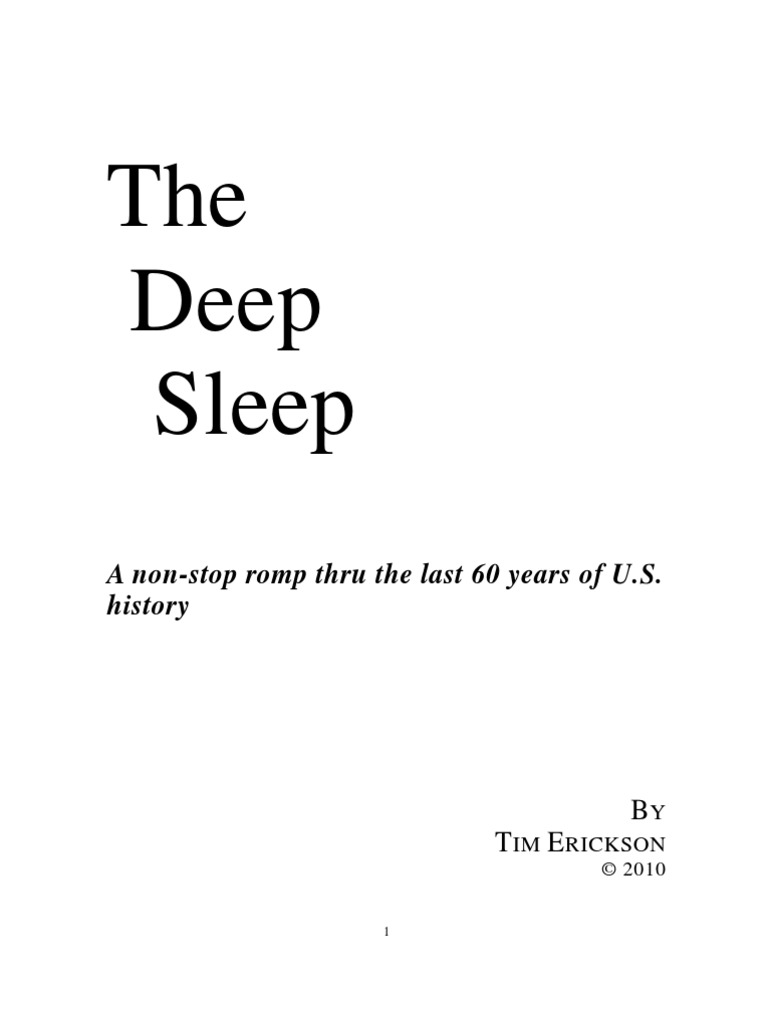 Deep Sleep | PDF