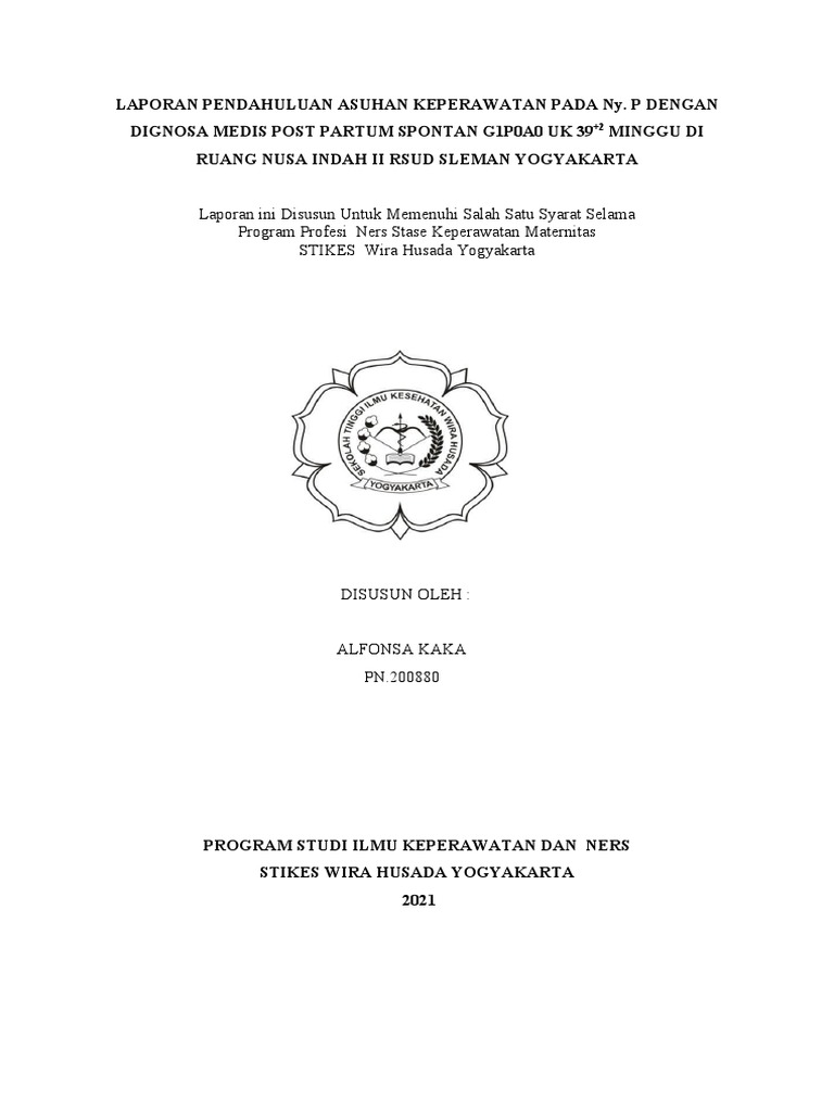 LP Post Partum Ocha | PDF