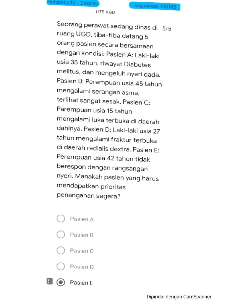 Gadar Soal Uts | PDF