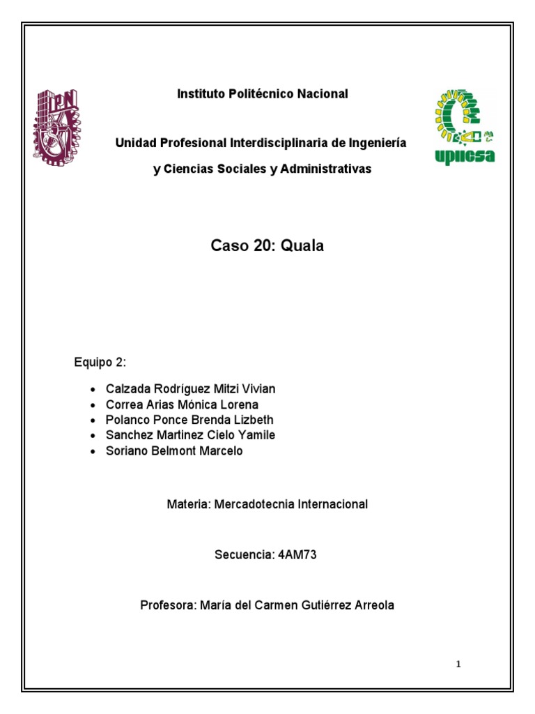 Caso 20 Equipo 2 | PDF | Economias