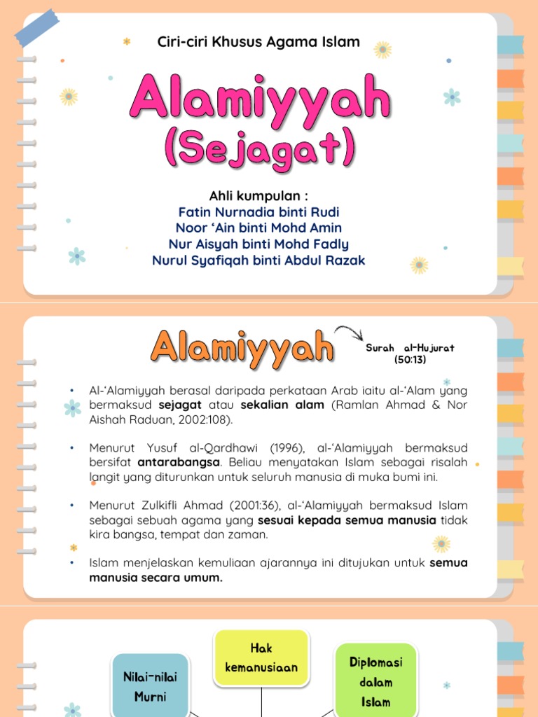 Alamiyyah - Ain, Nadia, Syafiqah, Aisyah | PDF