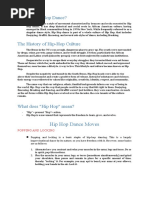 Beginner Hip Hop Dance Steps Guide | PDF