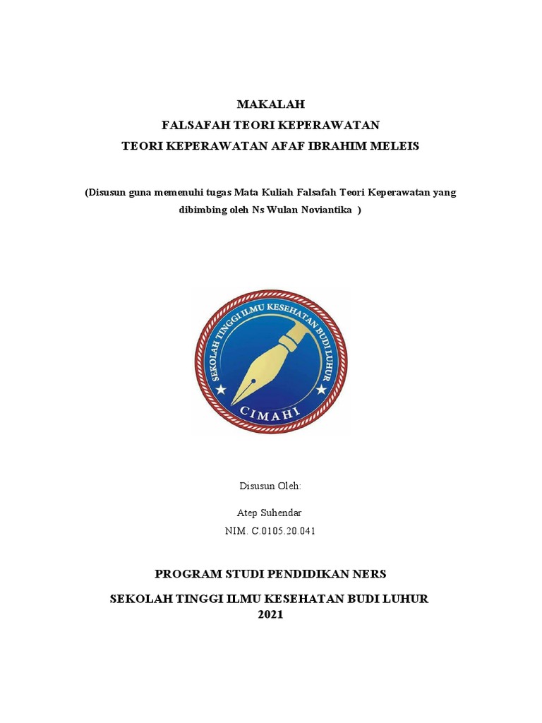 Teori Keperawatan Afaf Ibrahim Meleis | PDF