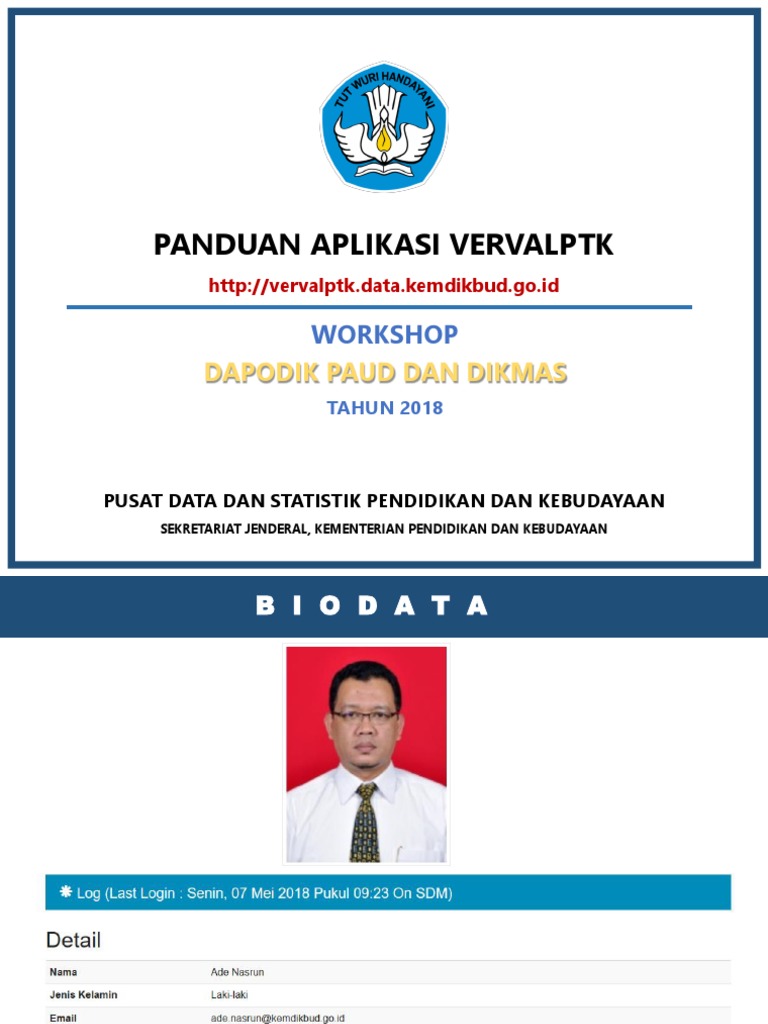 Verval PTK Panduan Aplikasi Verval PTK | PDF