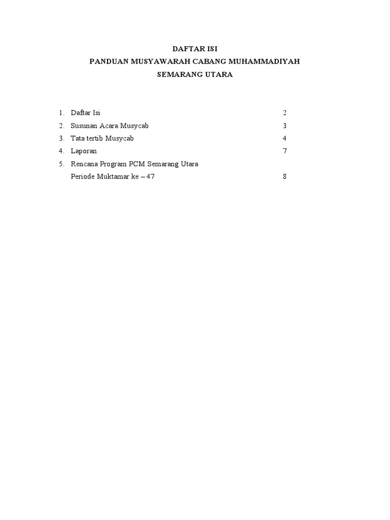 Logo Muscab Muhammadiyah Semarang | PDF
