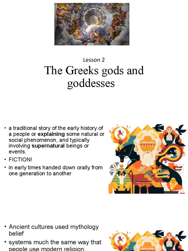 Lesson No. 2 - The Titans | PDF | Deities | Ancient Greek Religion