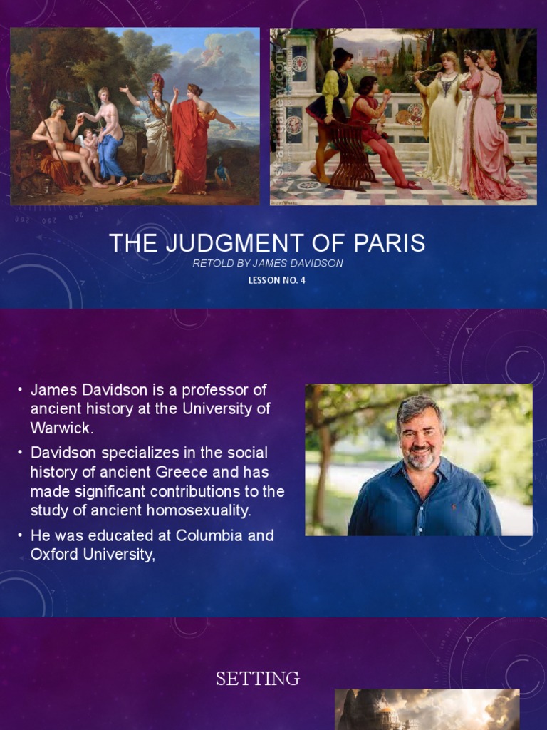 Lesson No. 4 - The Judgment of Paris | PDF | Paris (Mythology) | Trojan War