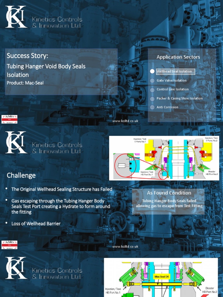 Tubing Hanger Seal Void Isolation With Mac-Seal | PDF | Pipe (Fluid ...