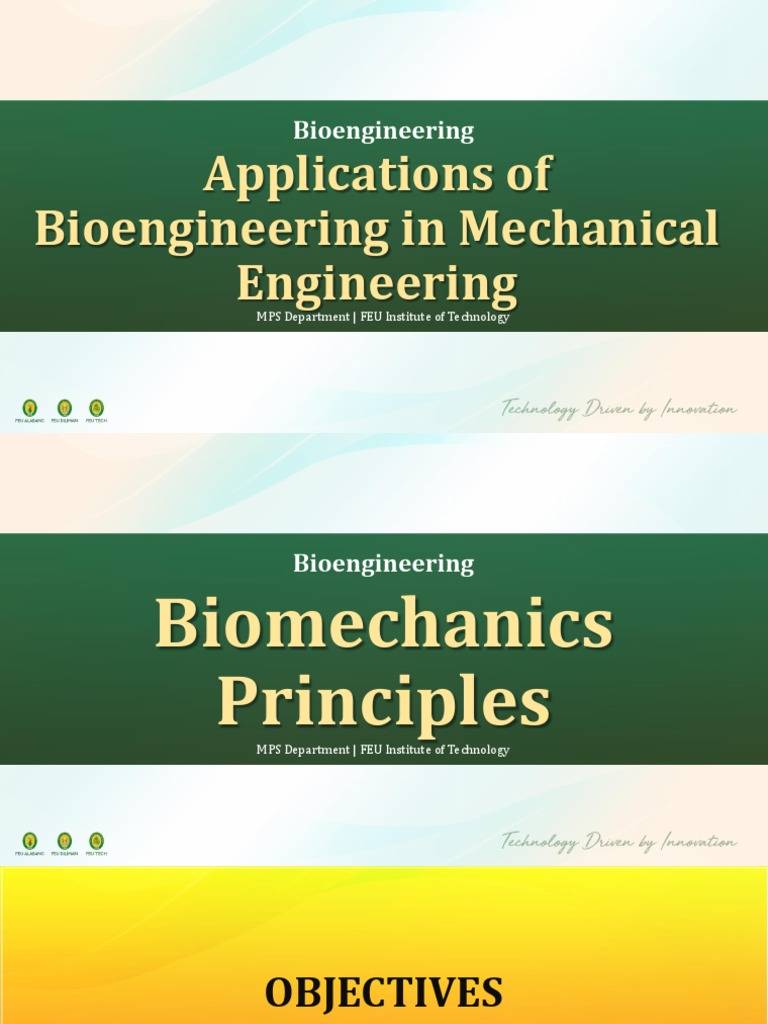 MTPDF10 Applications of Bioengineering in Mechanical Engineering | PDF ...