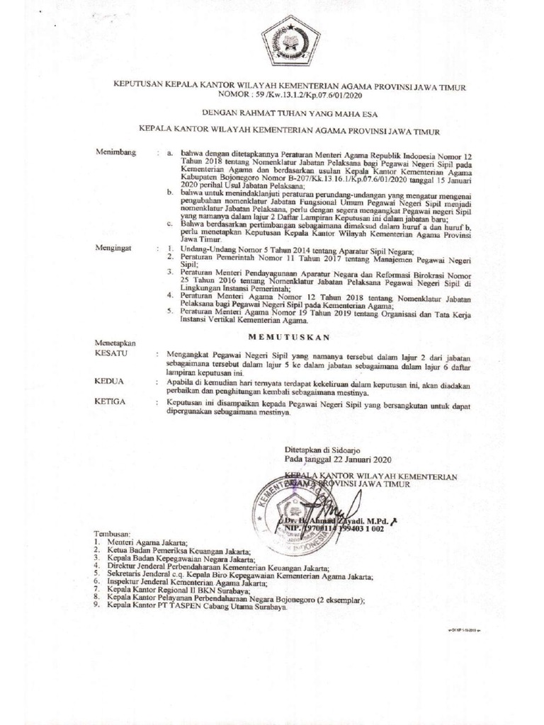 SK Jafung | PDF