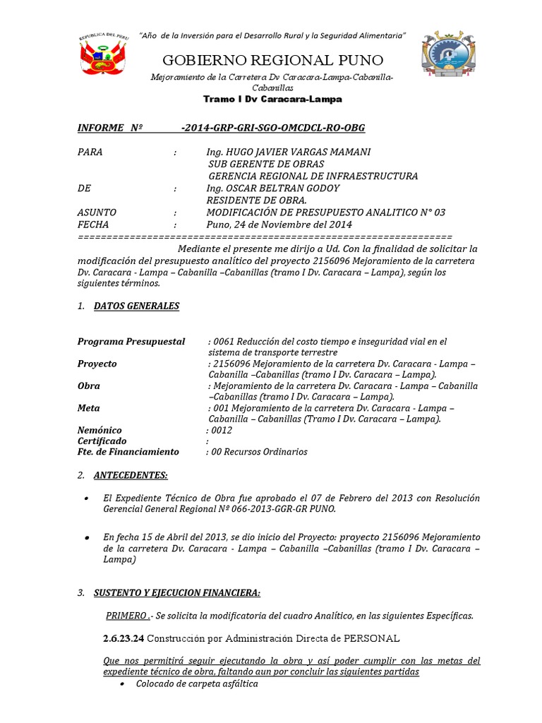 Modific Analitico 03 | Descargar gratis PDF | Presupuesto | Economias