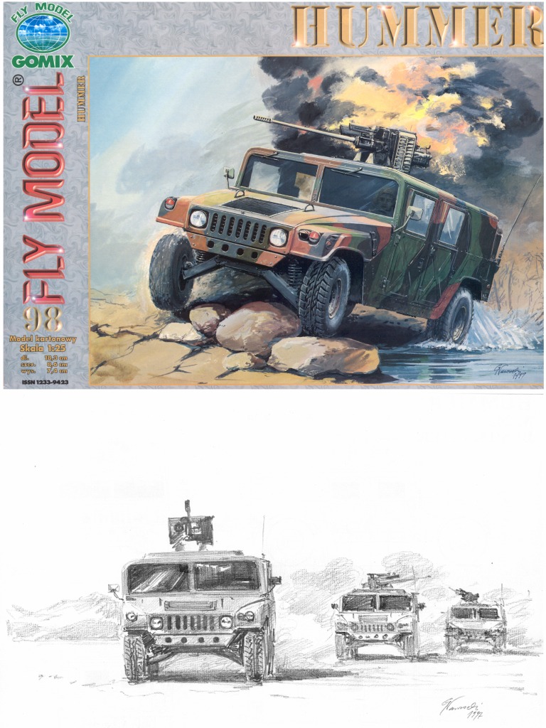 Model Kartonowy - Fly Model 098 - Hummer | PDF