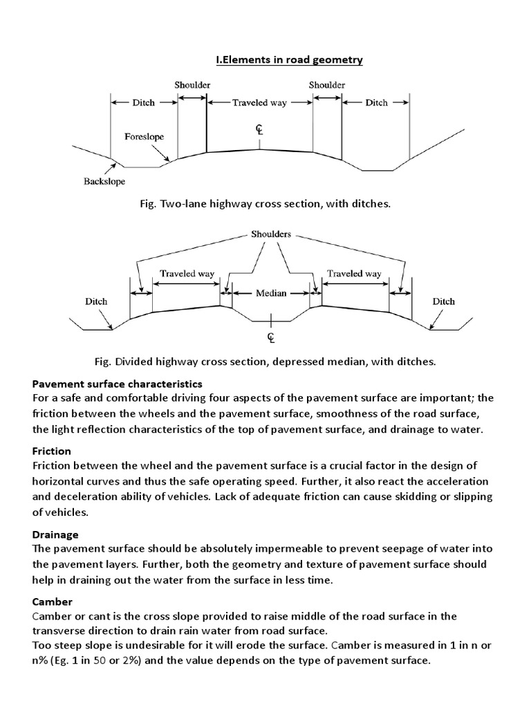 Road Geometry & Transition Curve | PDF | Road | Road Surface