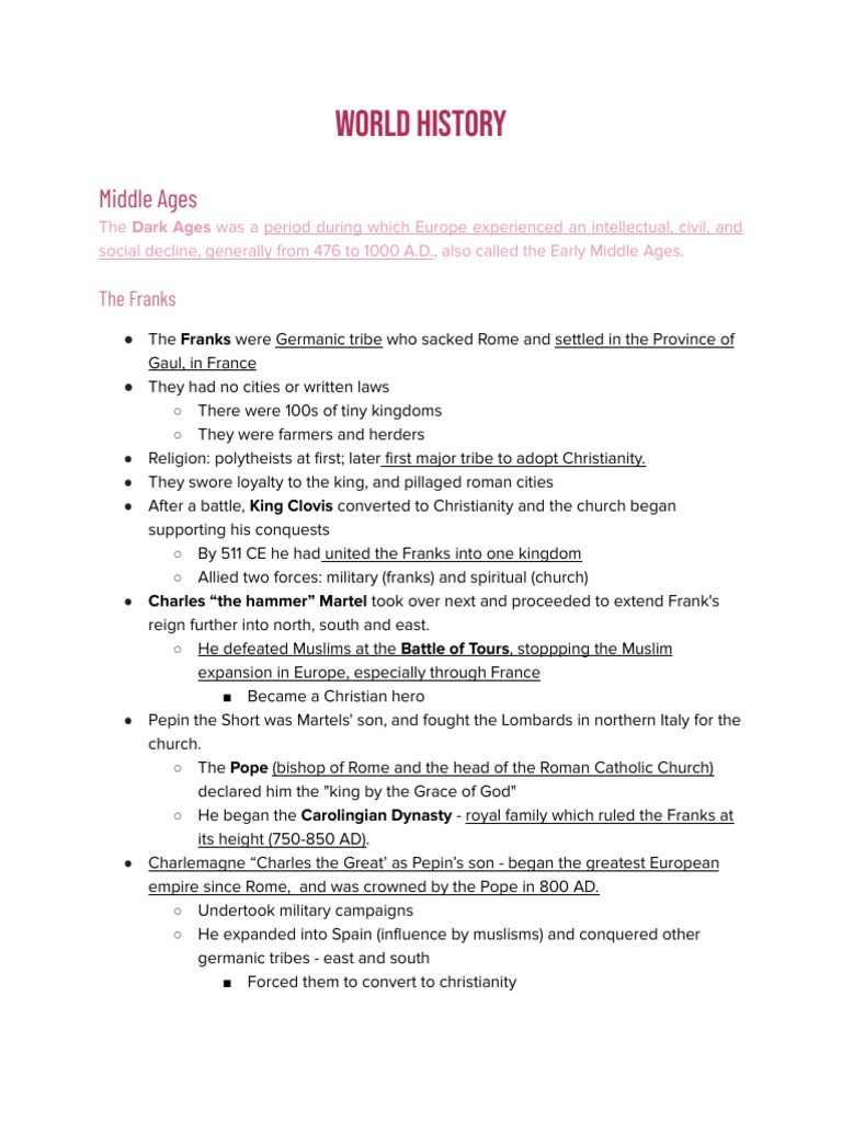 The Rise and Power of the Franks in Medieval Europe | PDF | Byzantine ...